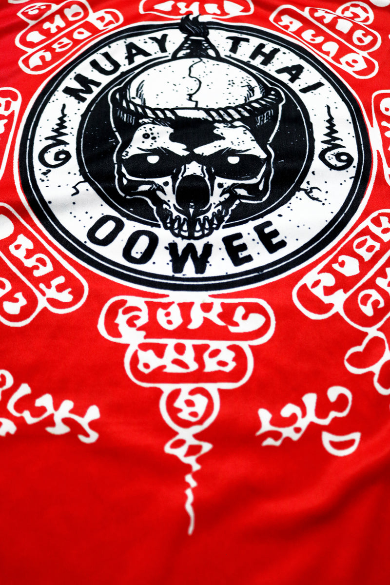 OOWEE Muay Thai Tank Top ★ SAK YANT (red) – Muay Thai Shop